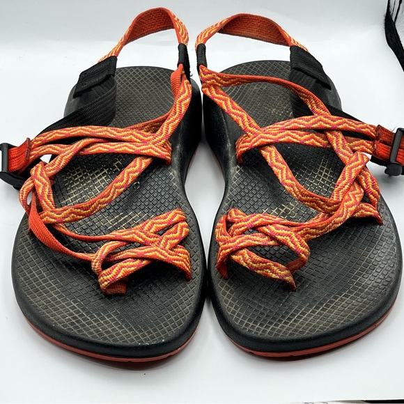 Chaco | Shoes | Chaco Womens Sandals Black And Red | Poshmark
